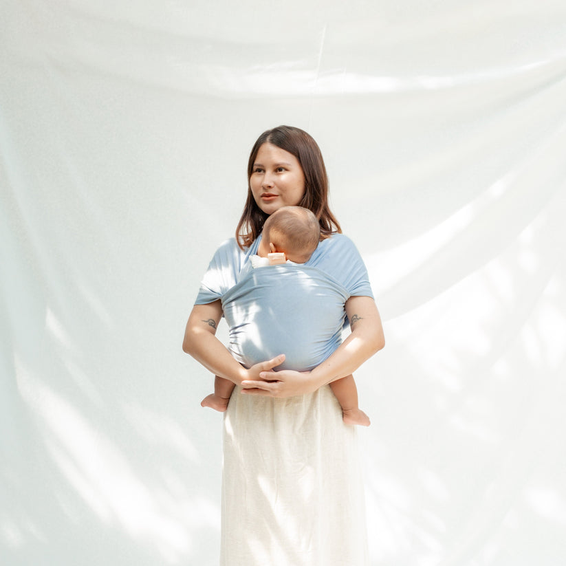 Stretchy Wrap - Sky | Gendongan Bayi – Mikhadou